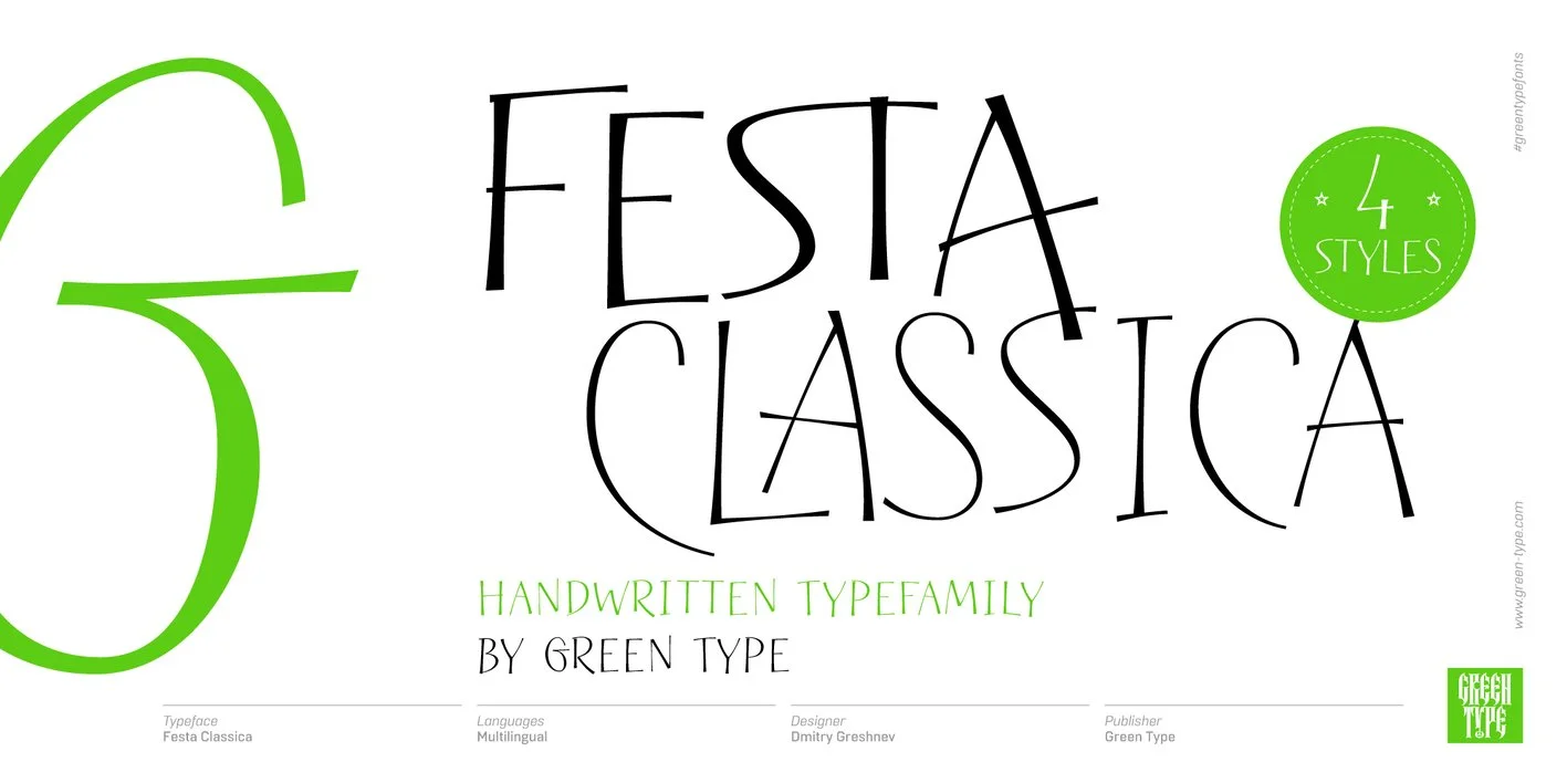 Festa Classica Family | FreeForFonts