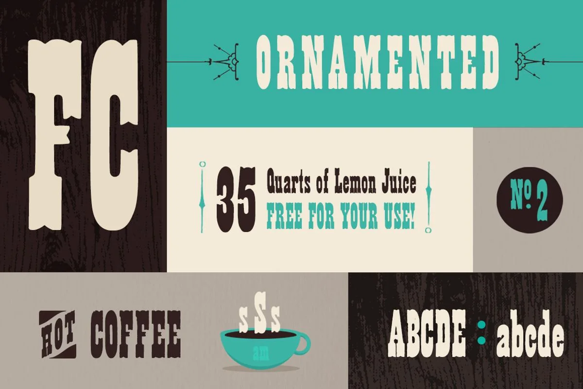 French Clarendon Ornamented Font Free Download | Font Download