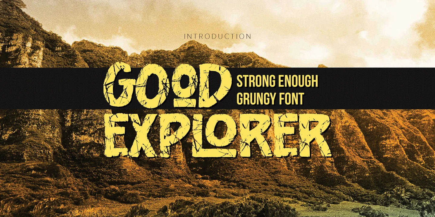 Good Explorer Font Free Download | Font Download