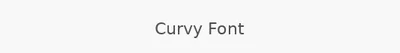 Curvy Font | FreeForFonts