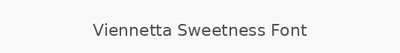 Viennetta Sweetness Font | FreeForFonts