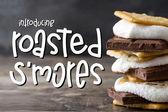 Roasted S'mores Font | FreeForFonts