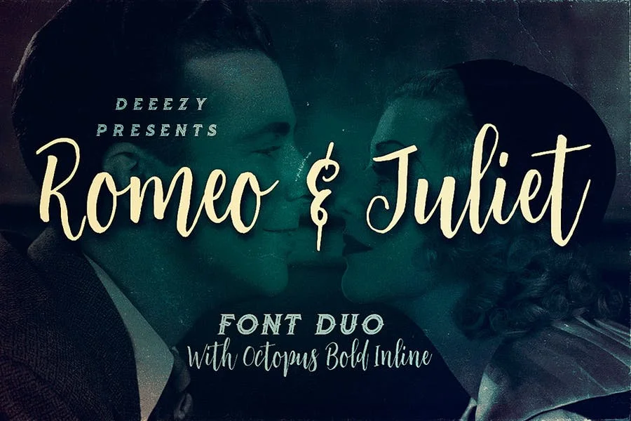 Romeo & Juliet Font Duo | FreeForFonts