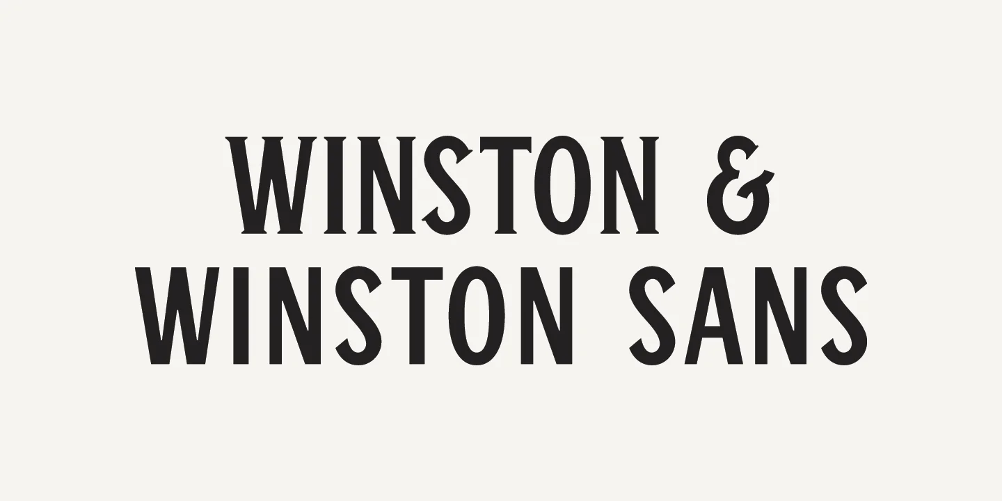 Winston & Winston Sans Font Free Download | Font Download